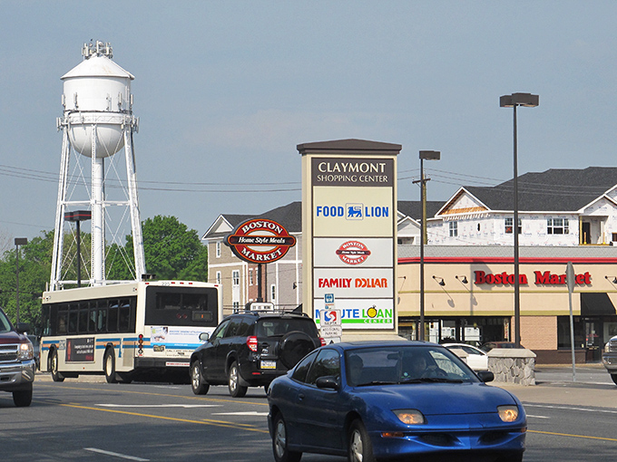 Claymont's shopping district provides everyday conveniences without big city hassles. Where even the water tower has small-town charm.