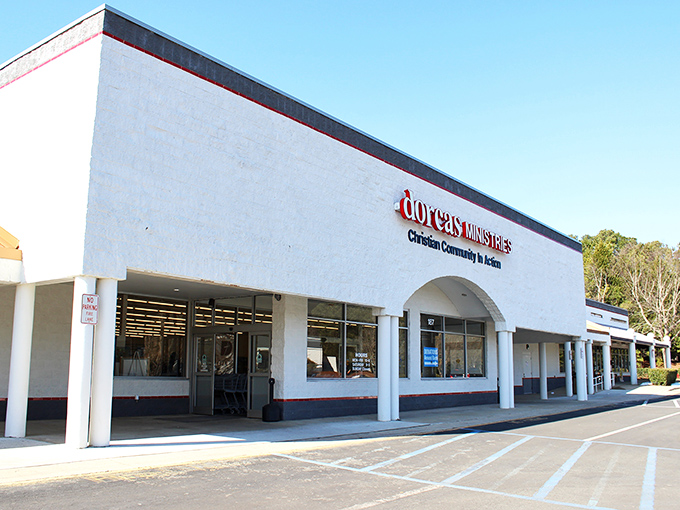 Thrift Shoppe Fuquay's brick-and-white exterior might be humble, but inside lies a universe of unexpected treasures.