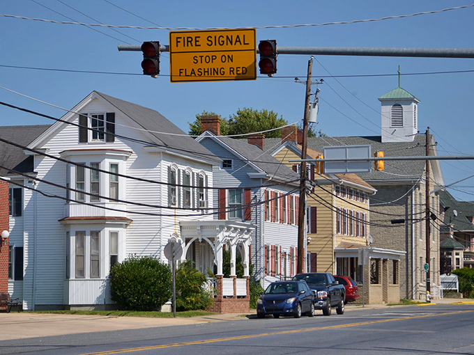 Felton's main street &ndash; where the water tower watches over some of Delaware's most reasonable housing prices.