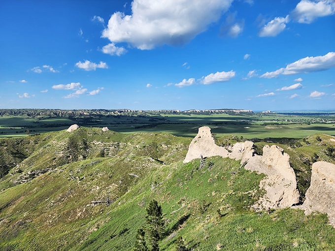 The view from Fort Robinson's highest point makes you feel like you're standing on the edge of forever. 