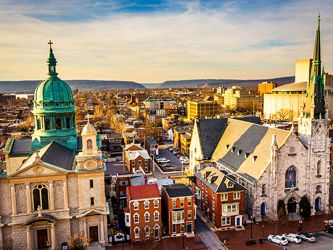 Harrisburg's riverside setting offers capital city amenities without capital-sized expenses, proving government efficiency might exist after all&mdash;in housing prices.