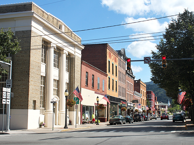 Red brick buildings against green mountains&mdash;Hinton offers postcard views with a cost of living that feels like a blast from the past.