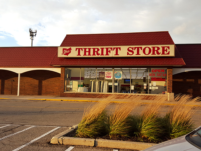 That Ohio-shaped logo isn't just state pride&mdash;it's a promise of Midwest-sized bargains waiting inside.