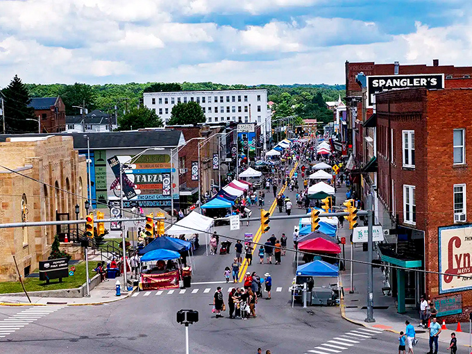 Princeton's main street &ndash; where traffic lights are merely suggestions and shop owners still thank you for coming in.