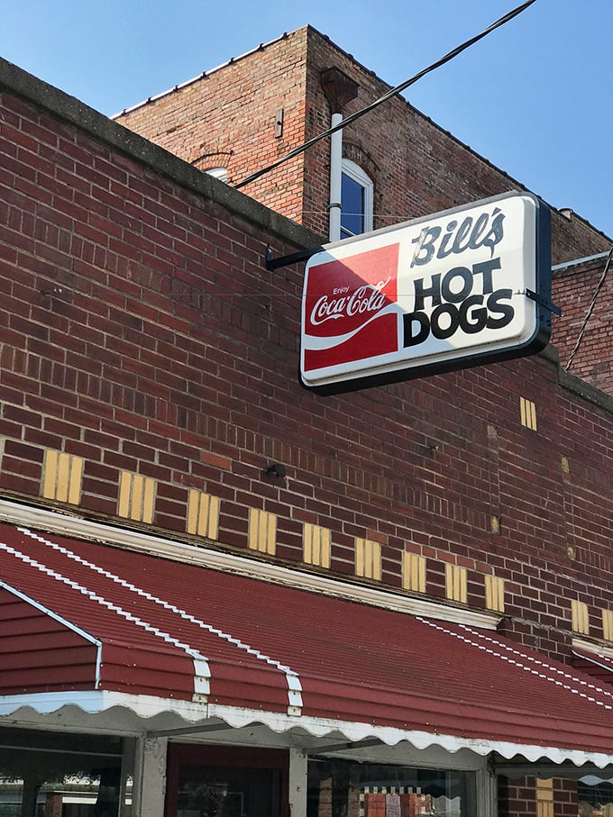 The classic brick facade houses hot dog magic that's converted generations of North Carolinians into devoted regulars.