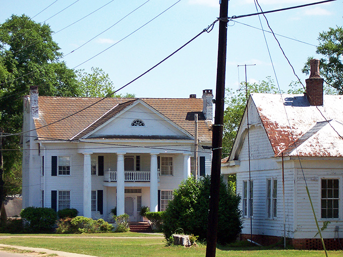 Camden's stately white home represents the architectural grandeur that survived war, weather, and changing times in the Deep South.