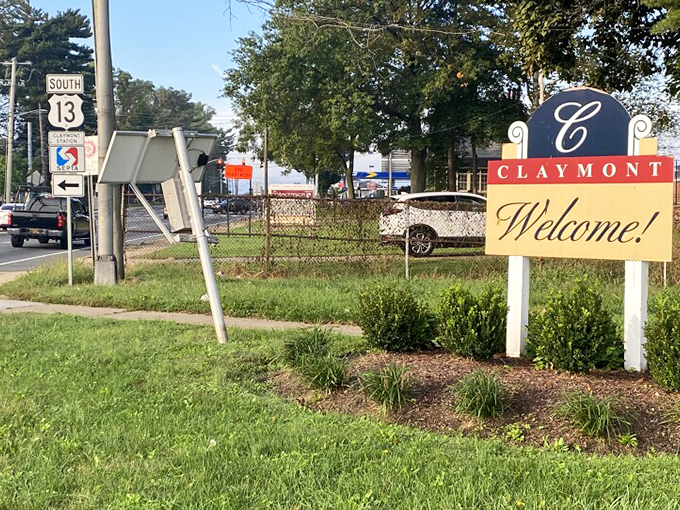 Claymont welcomes visitors with small-town pride and friendly signage. The kind of place that makes you slow down, both literally and figuratively.