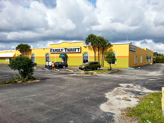 The bright yellow exterior is like sunshine for your wallet&mdash;warming your budget with incredible deals inside.