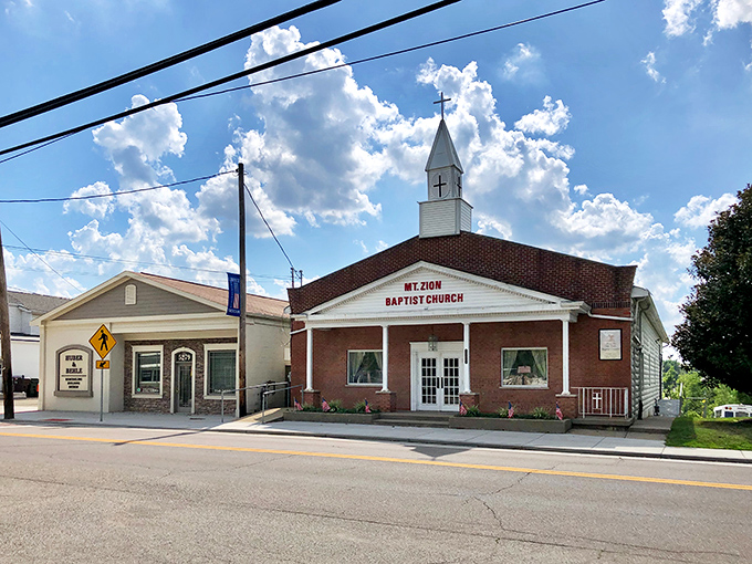 The Mt. Zion Baptist Church stands as a community cornerstone in Independence. Where faith and small-town values still matter!
