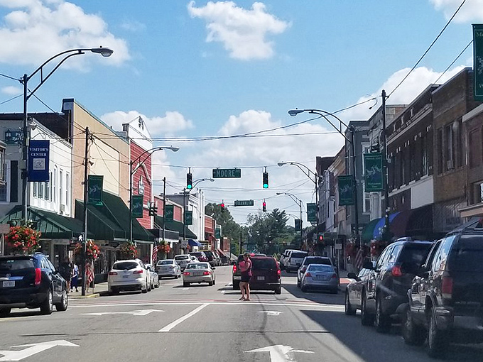 This lush golf course near Mount Airy represents the good life that's still attainable on a Social Security budget.