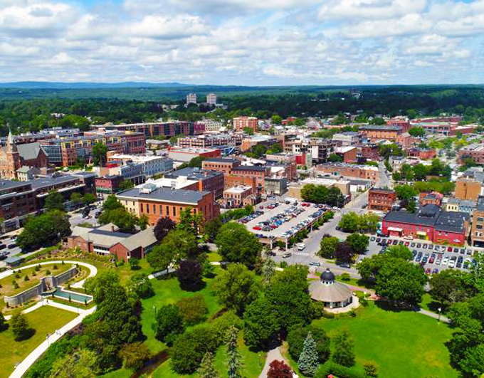 Historic buildings and tree-lined streets make Saratoga Springs a picture-perfect place for stretching retirement dollars.