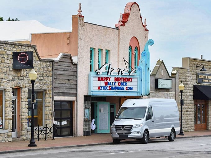 The distinctive architecture of Shawnee's historic buildings creates a unique backdrop for a community that balances affordability with accessibility.