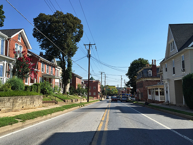 Brick buildings create Westminster's skyline&mdash;a reminder that beauty often comes in smaller packages.