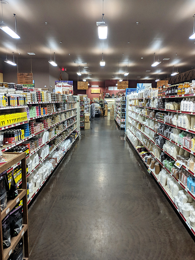 Walking these aisles is like exploring a parallel universe where every pantry staple has been upgraded to its most delicious possible form.