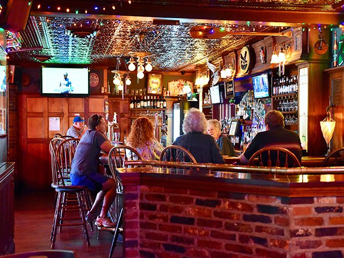 A closer look at the bar reveals the heart of Tucker's social scene &ndash; where first-timers become regulars and everybody eventually learns your name.