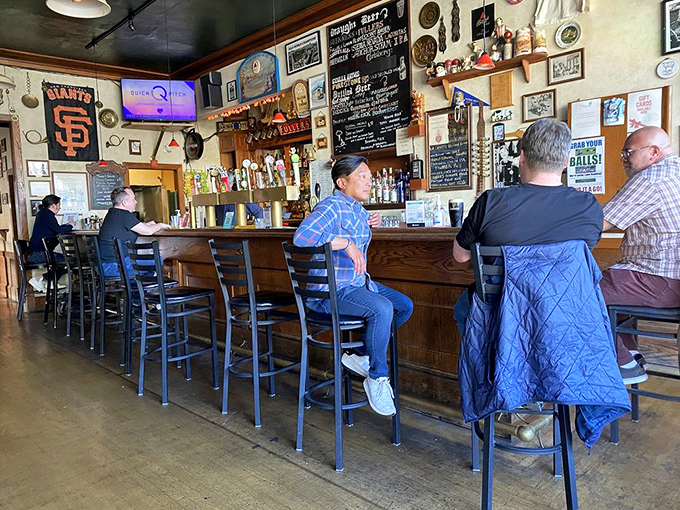 The bar isn't just serving drinks&mdash;it's dispensing liquid therapy with a side of banter and sports commentary from fellow patrons.