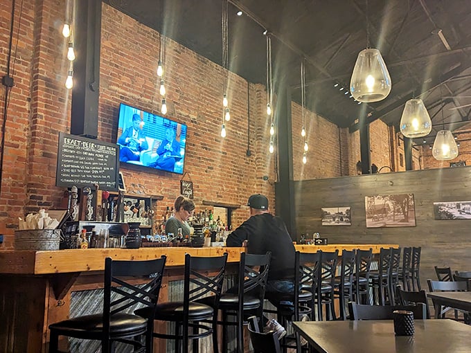 A bar that balances rustic charm with modern comfort. The kind of place where both bourbon aficionados and wine lovers feel equally at home.