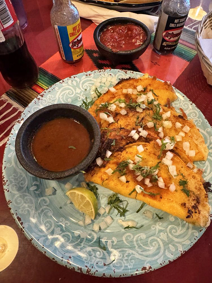 These birria tacos aren't just crispy&mdash;they're what would happen if a quesadilla and a taco had a beautiful, delicious baby.