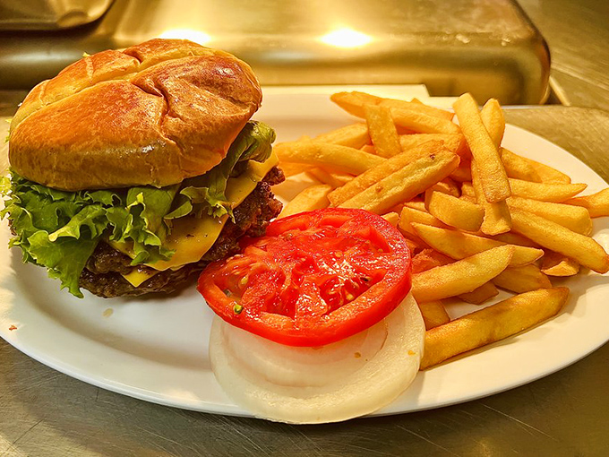 The classic burger and fries combo&mdash;perfected not through innovation but through decades of knowing exactly what people want.
