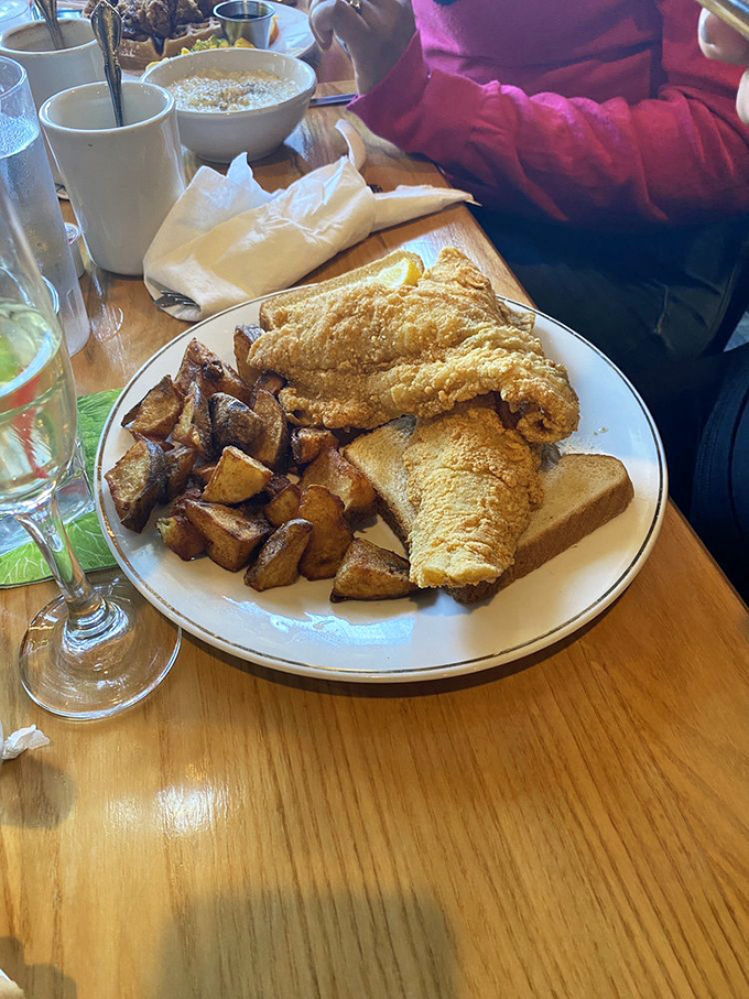 Golden-fried catfish that would make any Southern grandmother nod in approval. Comfort food that hugs your soul from the inside.