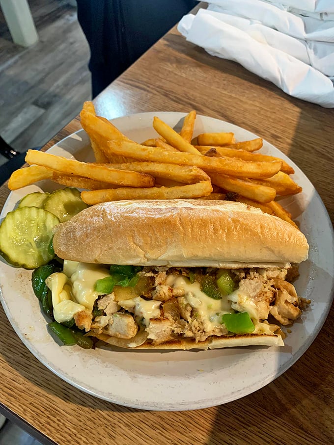 A chicken Philly that makes you question why you ever thought cheesesteaks needed beef to be magnificent.