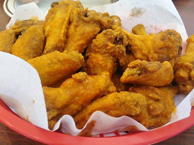 Wings so golden they deserve their own Fort Knox. These aren't just appetizers; they're the main event disguised as a warm-up act.