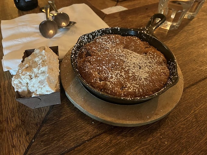 A cookie that's having an identity crisis &ndash; is it a cake? A brownie? Whatever it is, it's definitely worth the calories.