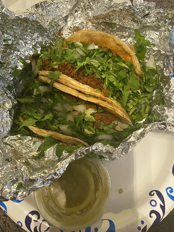 The cross-section view that food dreams are made of. Like seeing the geological layers of deliciousness that make up this perfect handheld meal.