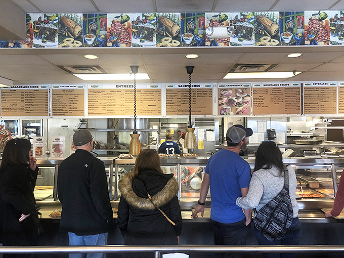 Life-changing decisions happen at this counter. Choose wisely, or better yet, come back tomorrow for what you missed today.