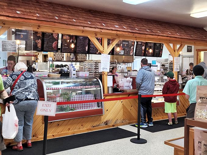 Behind this modest counter, magic happens. Real, actual, butter-and-sugar magic that transforms ordinary ingredients into extraordinary memories.