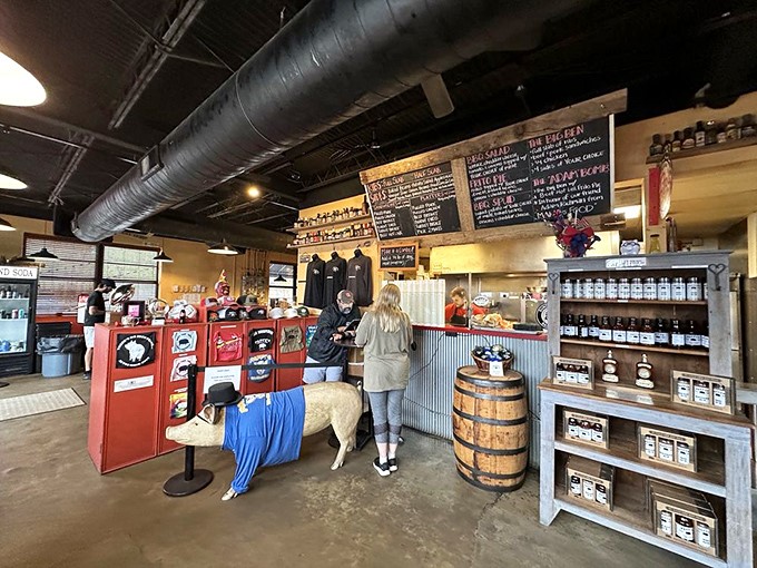 The ordering counter&mdash;that magical barrier between hunger and happiness where decisions are made and barbecue dreams become reality.
