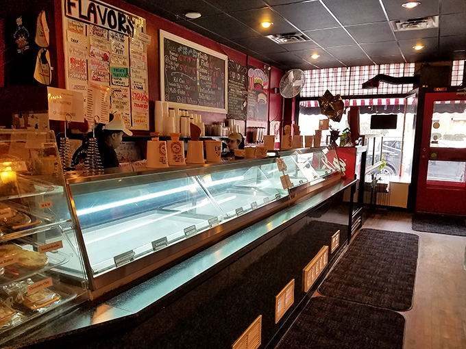 Behind this glass lies frozen treasure. The display case is Minnesota's version of Fort Knox, only the gold is much more delicious.