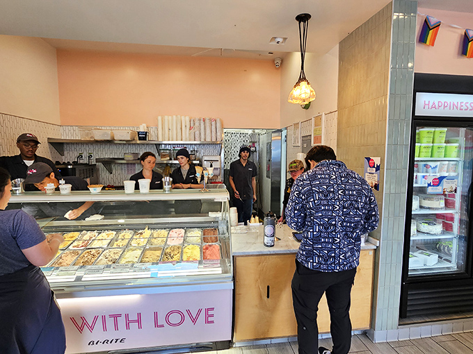 "With Love" isn't just a slogan &ndash; it's the secret ingredient. Staff serve up scoops with the care of artists presenting their masterpieces.