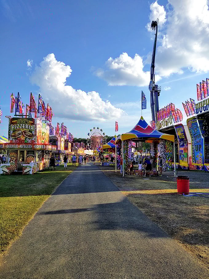 The Cullman County Fairgrounds transform into a kaleidoscope of affordable fun during festival season, where admission prices feel like a blast from the past.