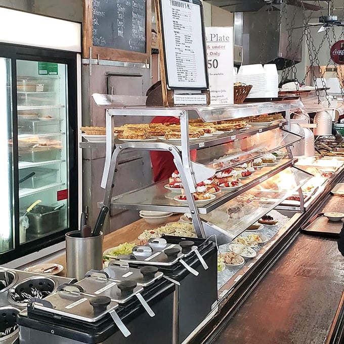 These display cases don't just hold food; they hold anticipation, tradition, and the promise that whatever you choose will be exactly what you needed.