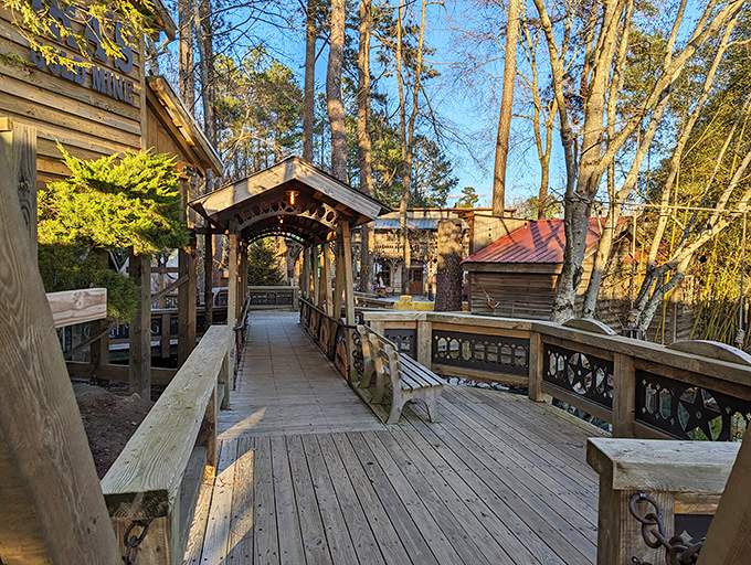 The covered boardwalk looks like it was lifted straight from a Western movie set&mdash;just add tumbleweeds and a dramatic soundtrack.