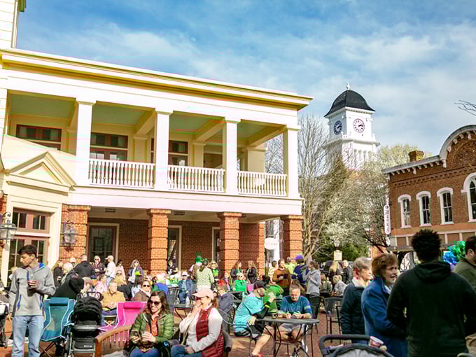 Festival season brings Jonesborough's historic courthouse square to life with locals gathering to celebrate community in the shadow of history.