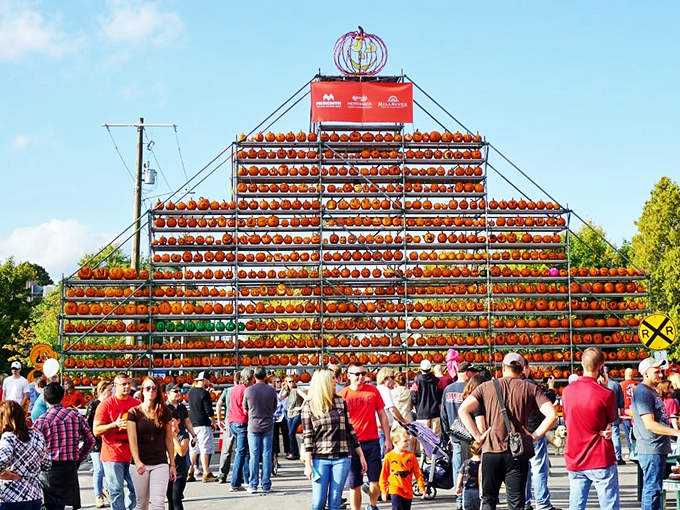 Keene's famous Pumpkin Festival turns ordinary gourds into extraordinary community pride. It's Halloween spirit on an architectural scale!