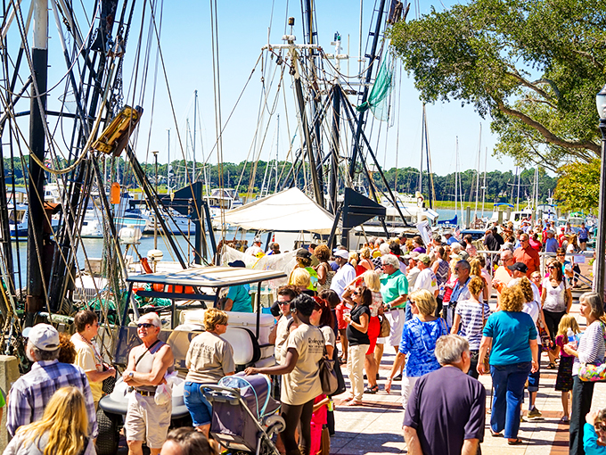 Shrimp boats and seafood festivals&mdash;where Beaufort locals celebrate their maritime heritage with the enthusiasm of winning lottery tickets.