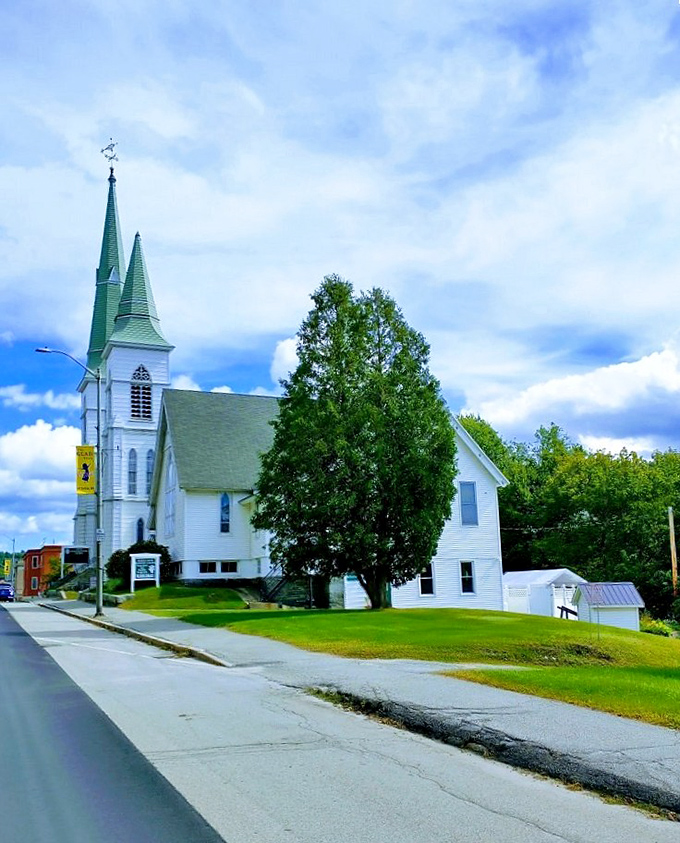 This white church with twin spires isn't just picture-perfect&mdash;it's been the spiritual and social anchor of Littleton for generations.