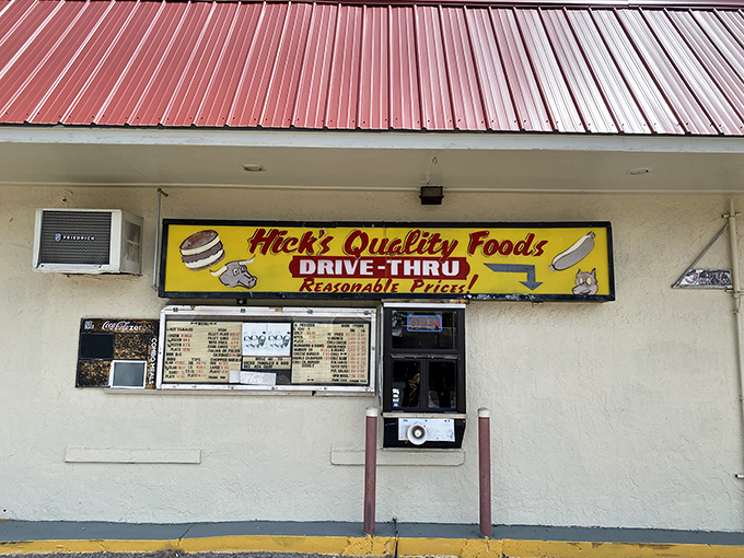 Hick's Quality Foods doesn't need fancy marketing&mdash;that yellow sign has been guiding hungry souls to tamale heaven for decades. 