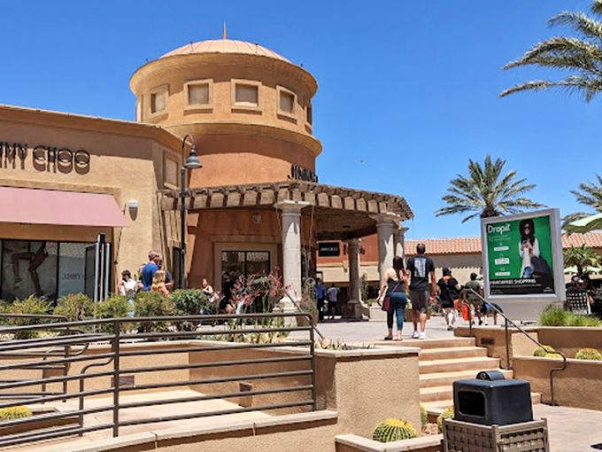 Jimmy Choo's architectural statement piece draws shoe lovers like pilgrims to a holy site. Credit cards tremble in anticipation.