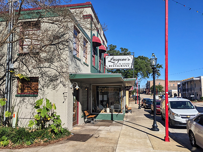 Lasyone's unassuming storefront belies the culinary treasures within &mdash; home of meat pies so legendary they've earned their own state designation.