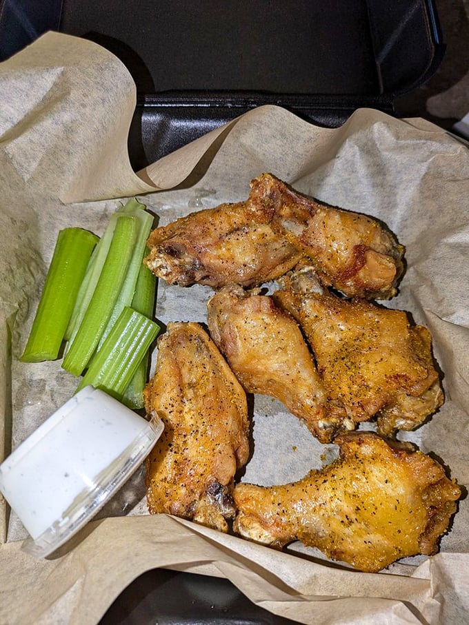 These wings aren't just cooked; they're transformed into crispy flavor bombs that make you wonder why chickens don't just come this way naturally.