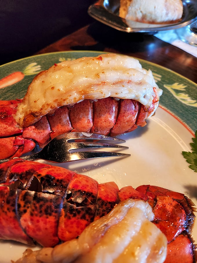 The perfect lobster tail isn't just cooked&mdash;it's respected. This one practically glistens with buttery potential.
