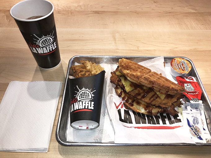 Fresh greens and thin-sliced ham create the perfect balance. Proof that healthy and indulgent aren't mutually exclusive concepts.