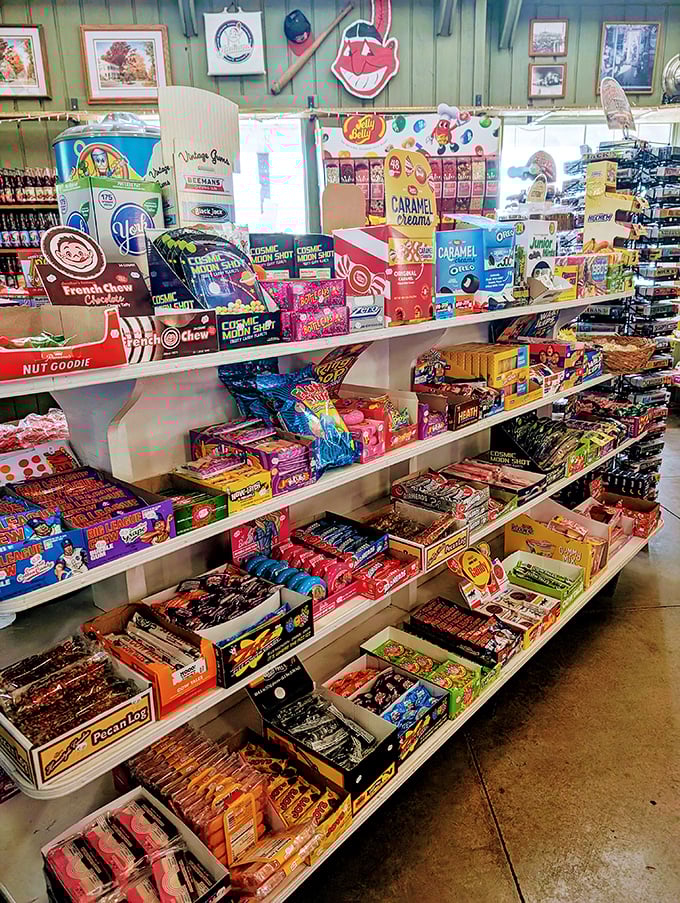 The candy aisle that transforms adults into kids again&mdash;suddenly you're eight years old with a dollar and permission to choose anything you want.