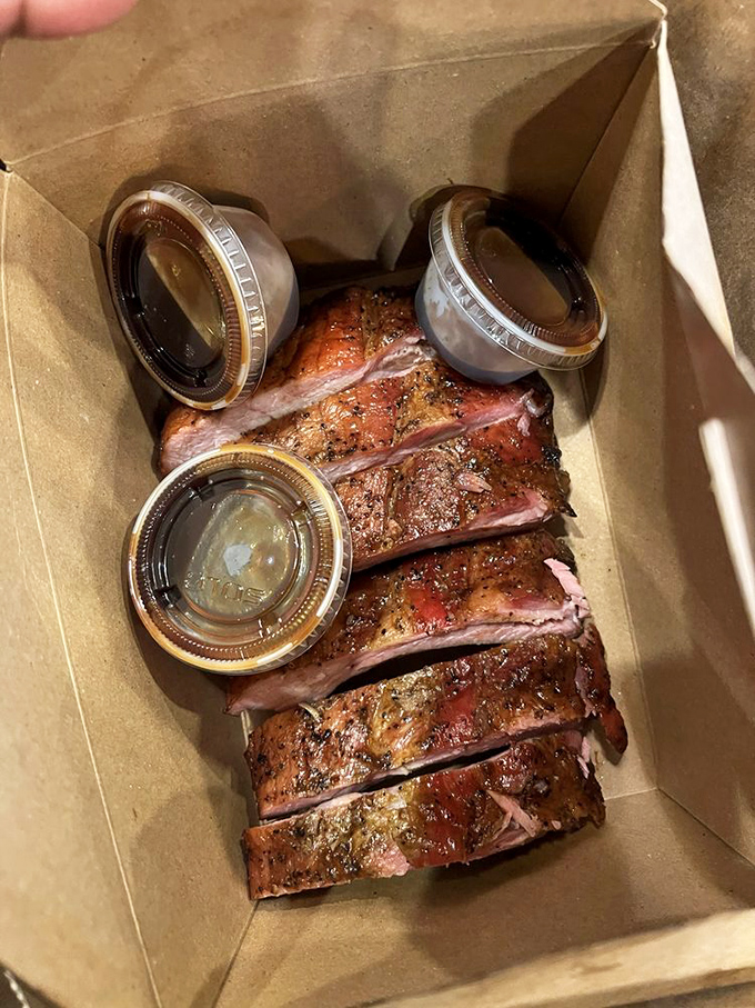 Takeout that transforms your car into a smoke-scented paradise. The drive home becomes an exercise in willpower.