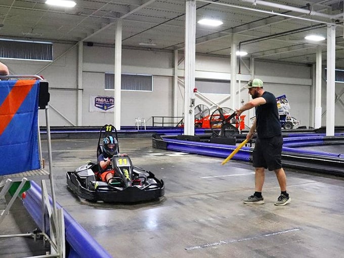 Soccer-themed karts add sporty flair to the racing experience. When worlds collide: motorsport meets the beautiful game on four wheels. 