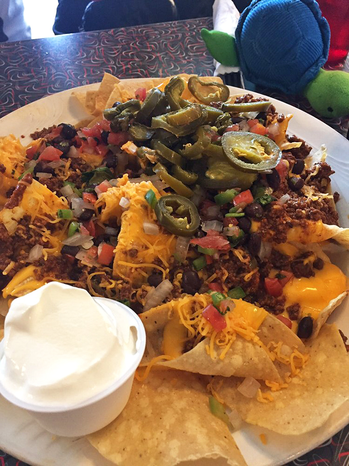 These nachos aren't just a dish&mdash;they're a fiesta on a plate. Every bite is like a tiny celebration in your mouth.